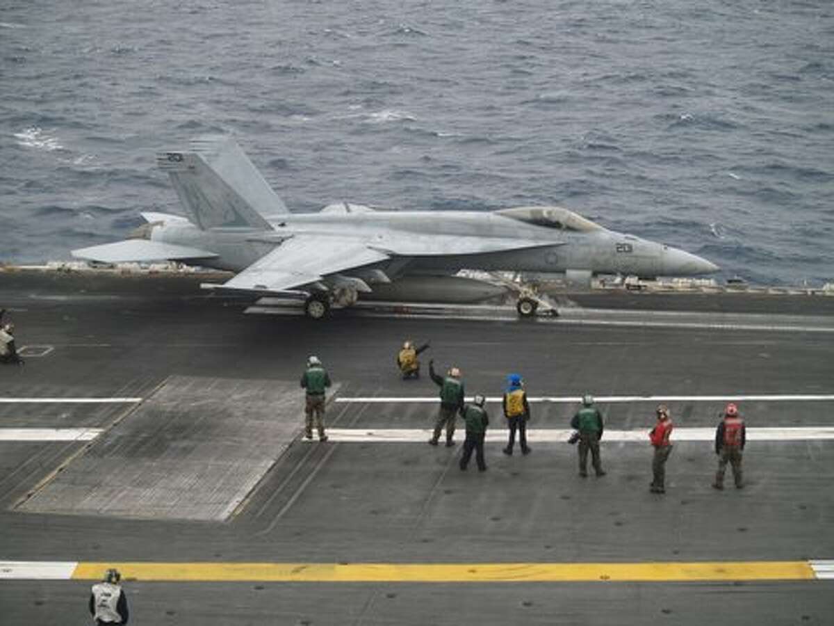 She's a Navy star flying high at 1,200 mph