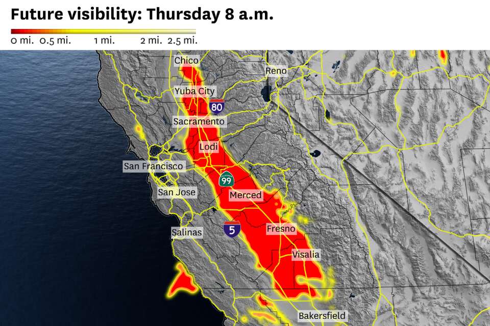 Dense tule fog in California could cause Thanksgiving travel headaches