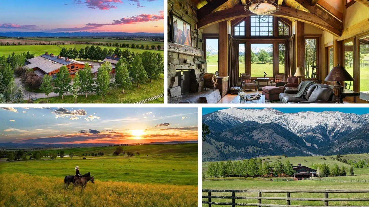 Jaw-Dropping $79 Million 'Yellowstone'-Style Ranch in Montana Comes ...