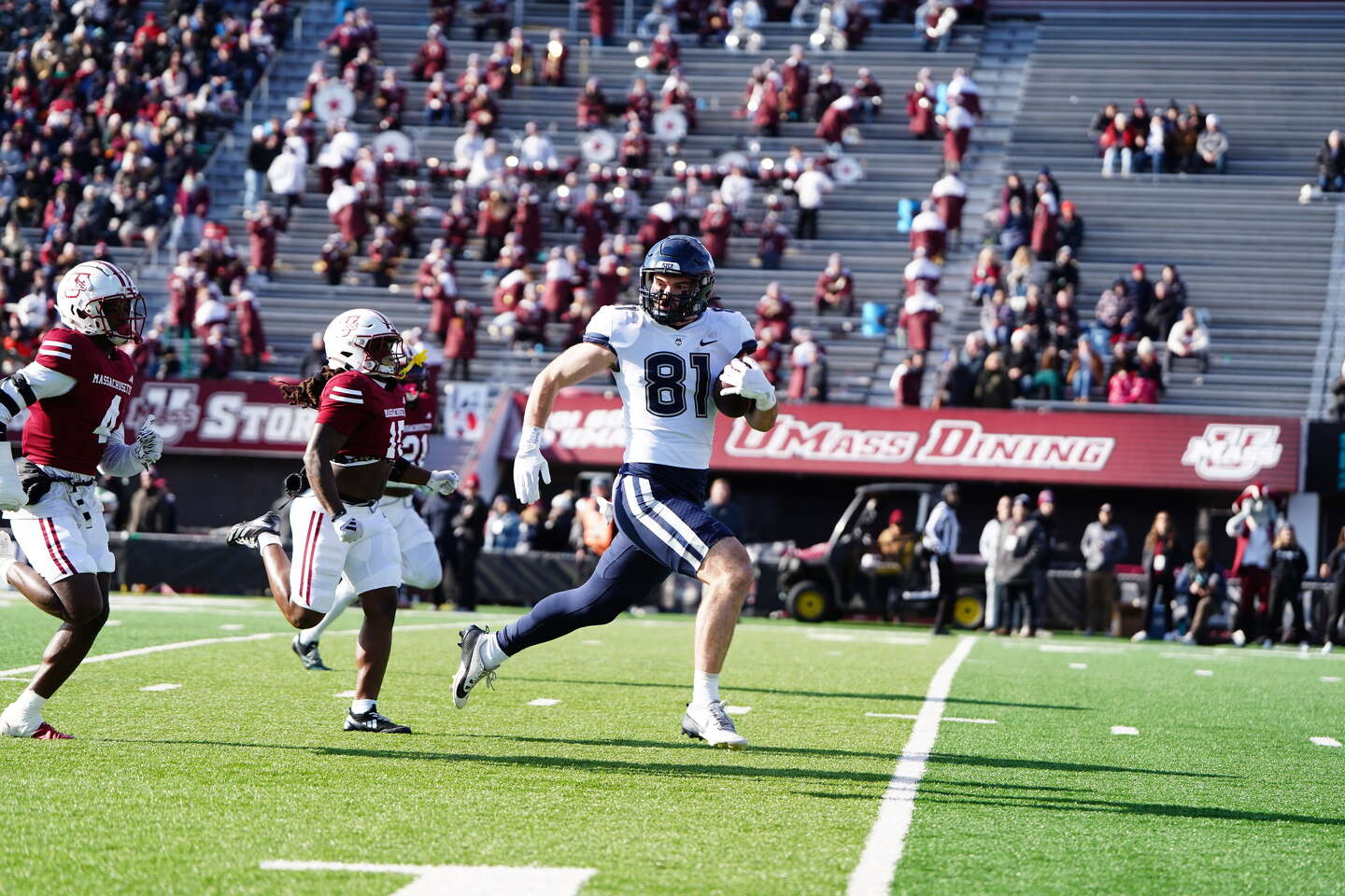 UConn football team ends regular season with win over UMass