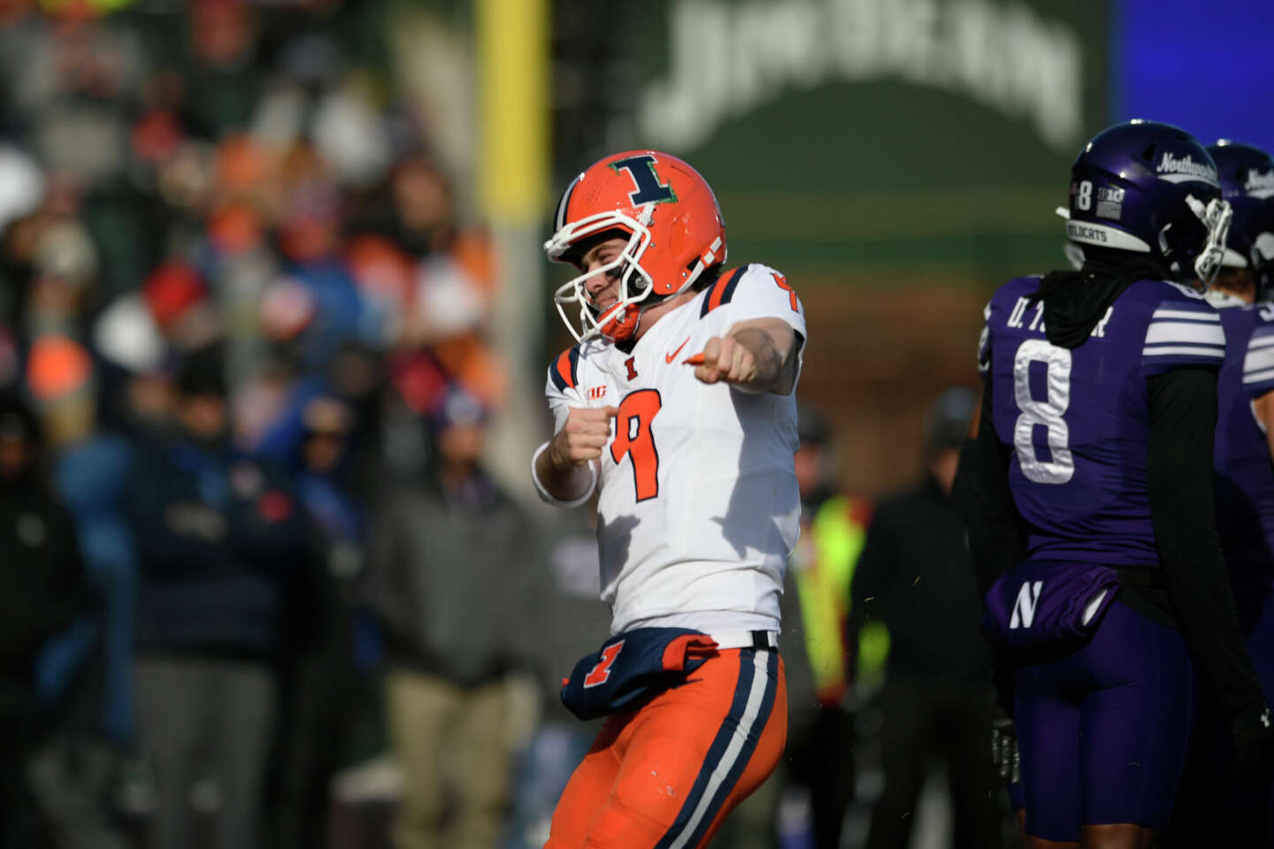 Illinois vs. Northwestern football live updates, final score