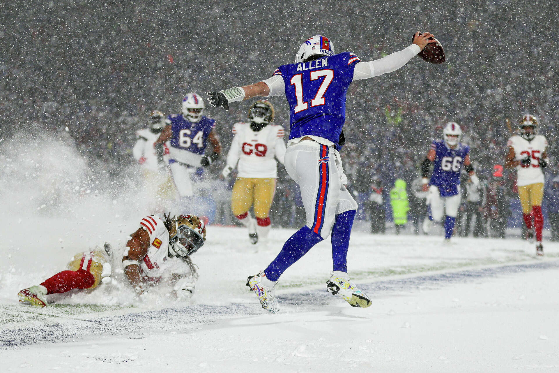 NBC compilation shows how 49ers were ill-equipped for Buffalo snow