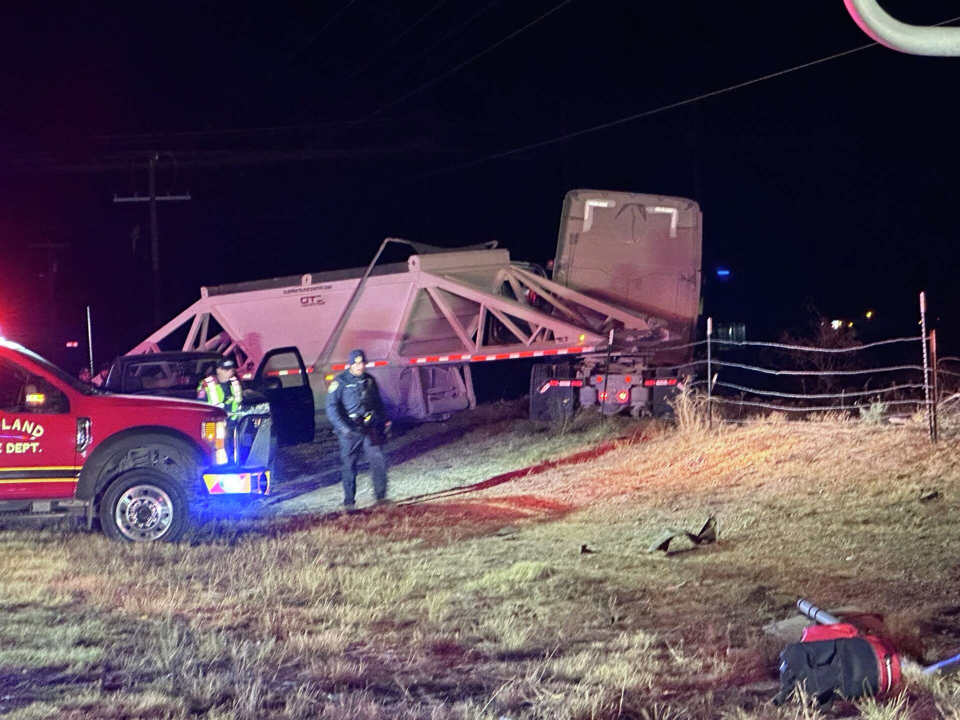 One dead after collision with semi-truck