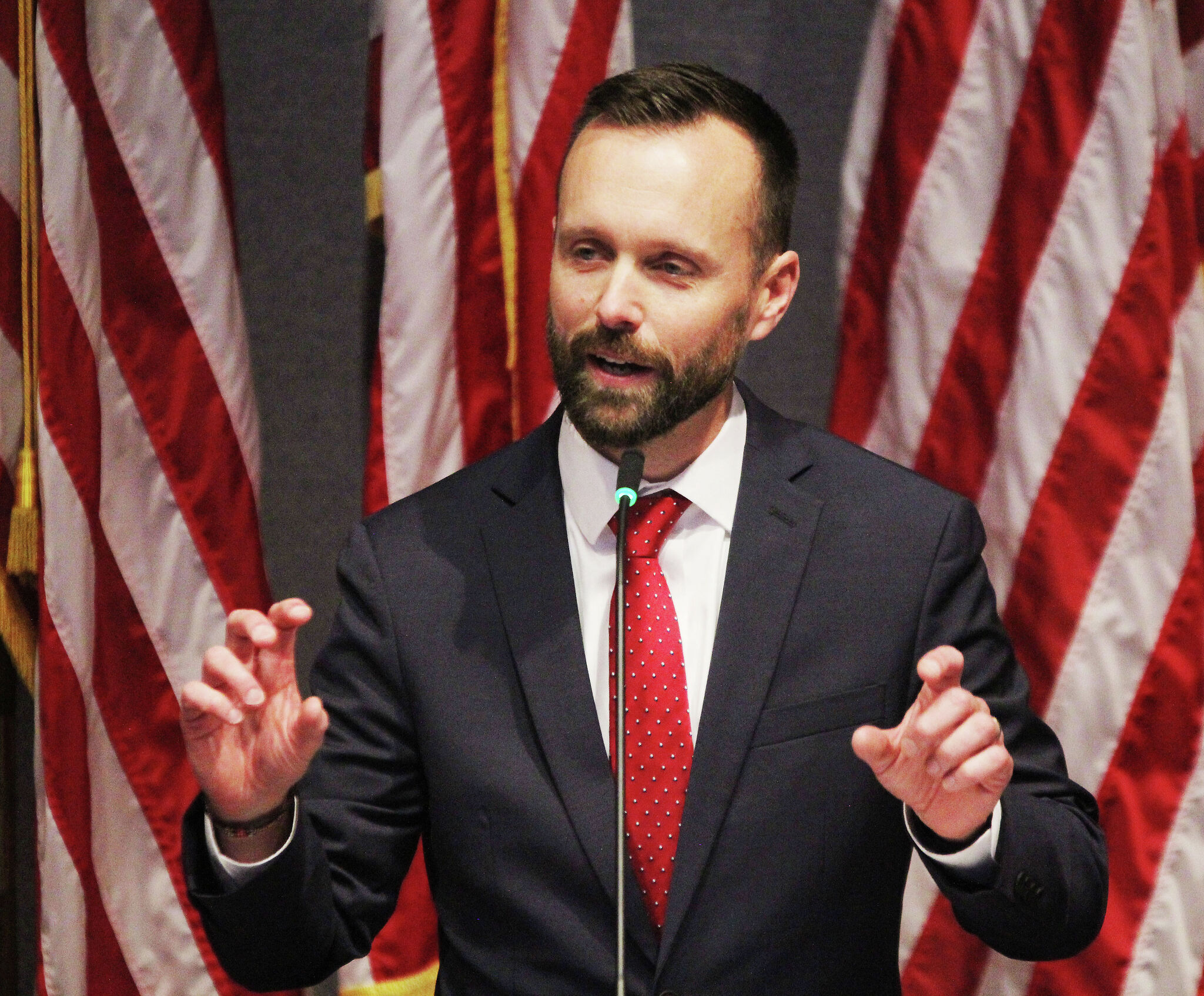 Madison County swears in officials, GOP holds all offices