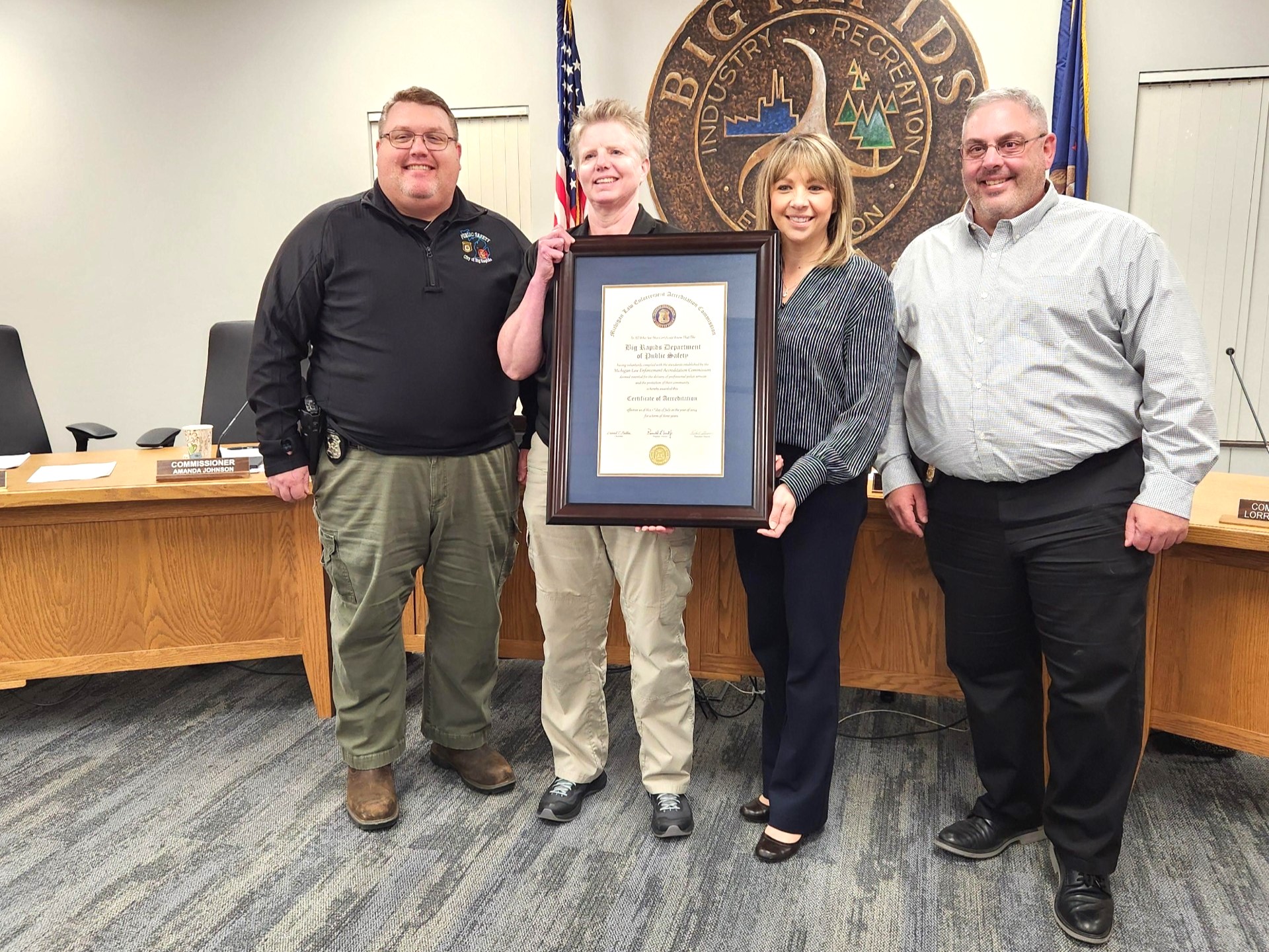 Big Rapids police earns Michigan Law Enforcement Accreditation