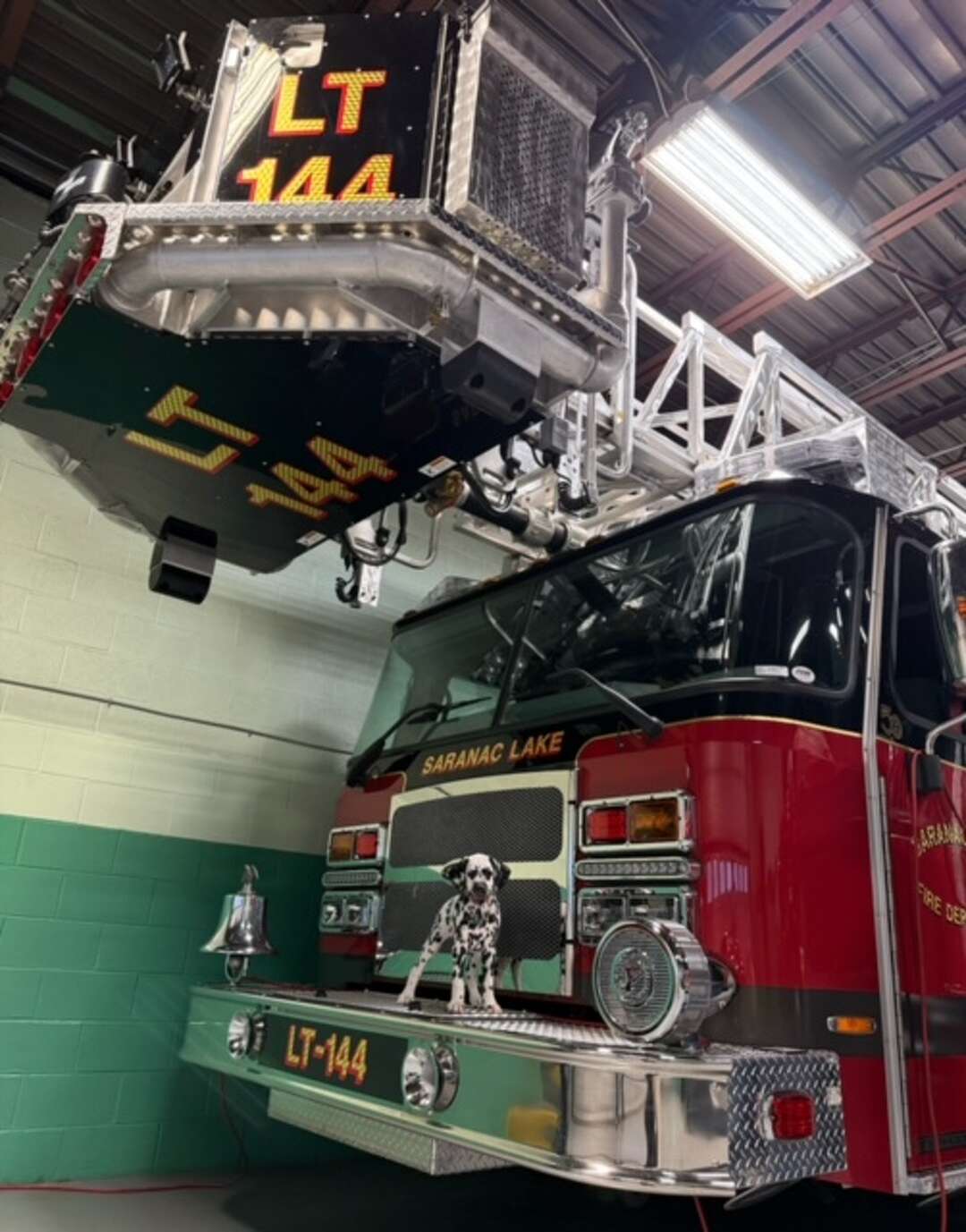 Saranac Lake Fire Department welcomes Dalmatian pup Smokey 7