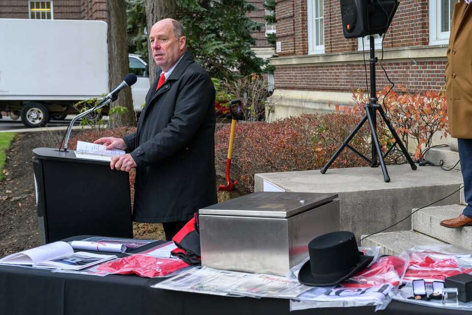 Photos: RPI buries bicentennial time capsule