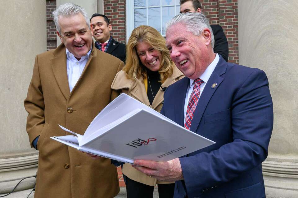 Photos: RPI buries bicentennial time capsule