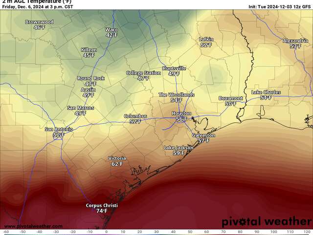 Texas turns colder, wetter by end of the week. Here’s the latest.