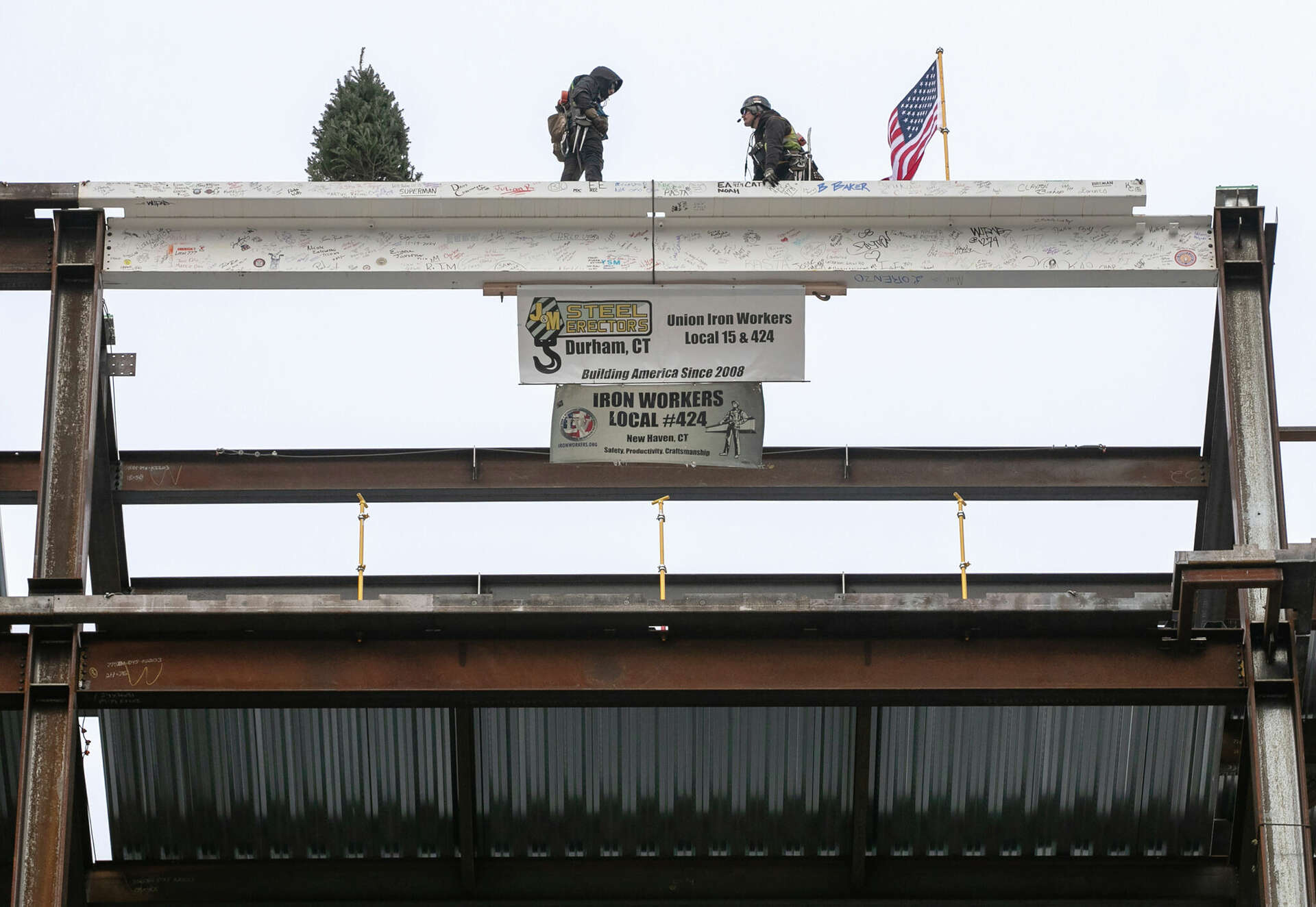 Yale marks construction milestone at $838M neuroscience center in CT