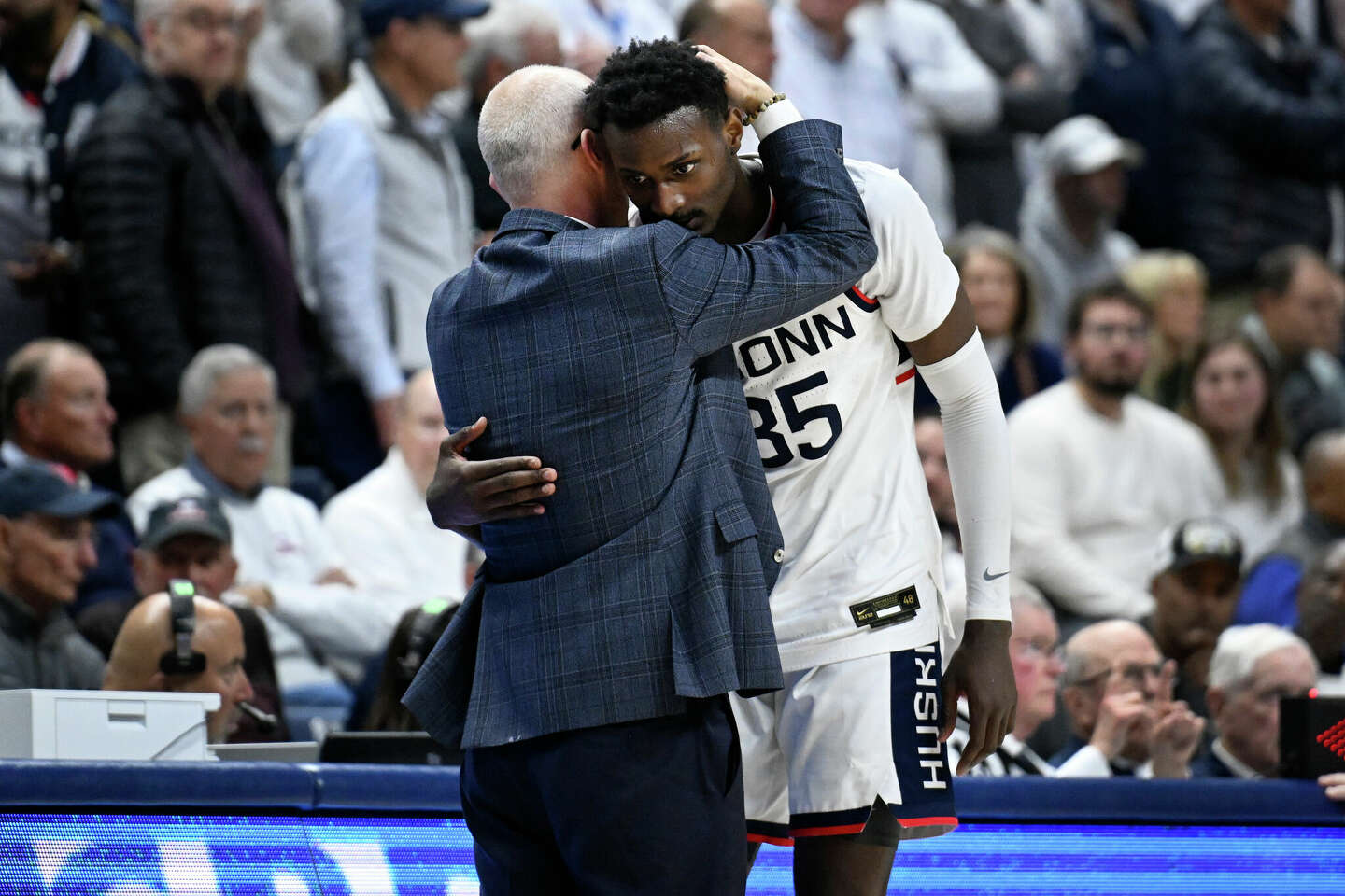 UConn men's basketball honors 'beloved' Samson Johnson Saturday
