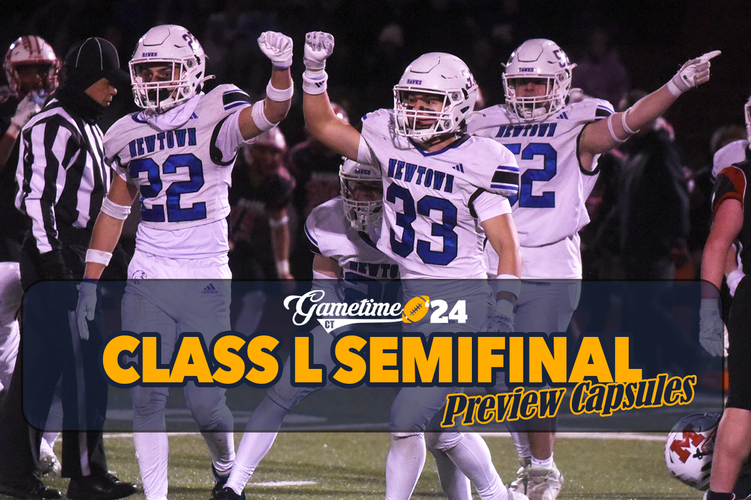 CIAC Class L playoff semifinal high school football previews 2024