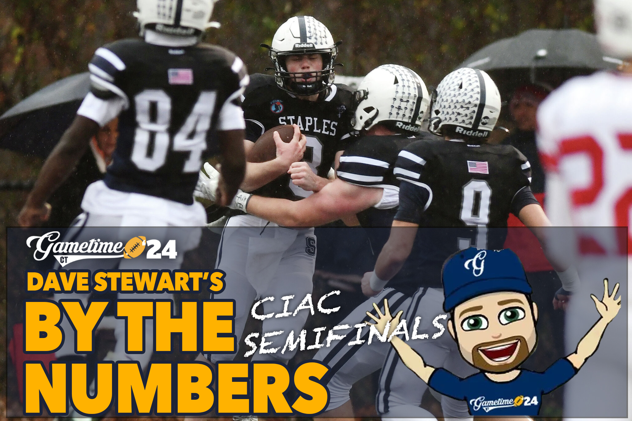 2024 CIAC high school football playoff semifinals by the numbers