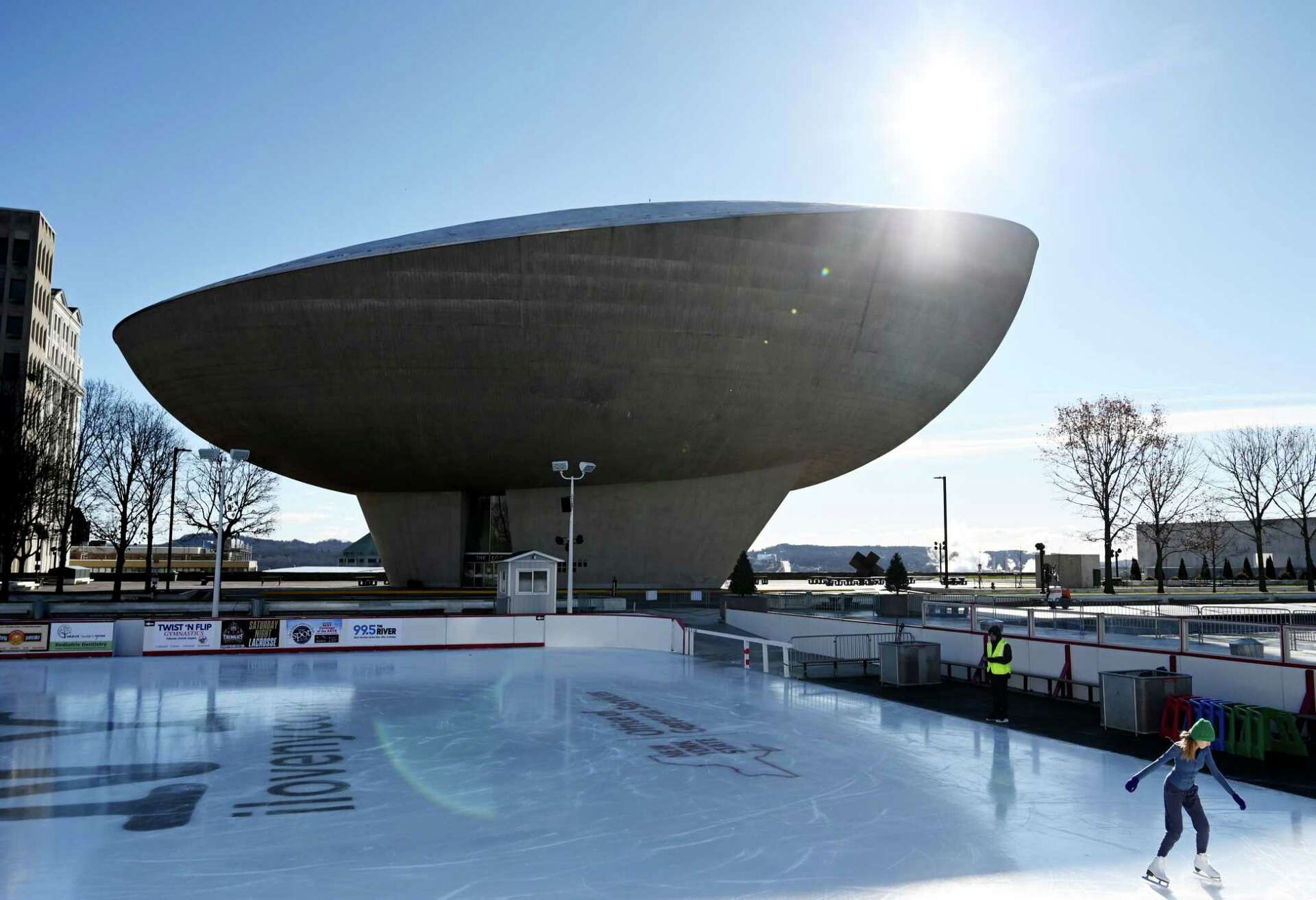 Photos: Empire State Plaza outdoor ice skating rink opens