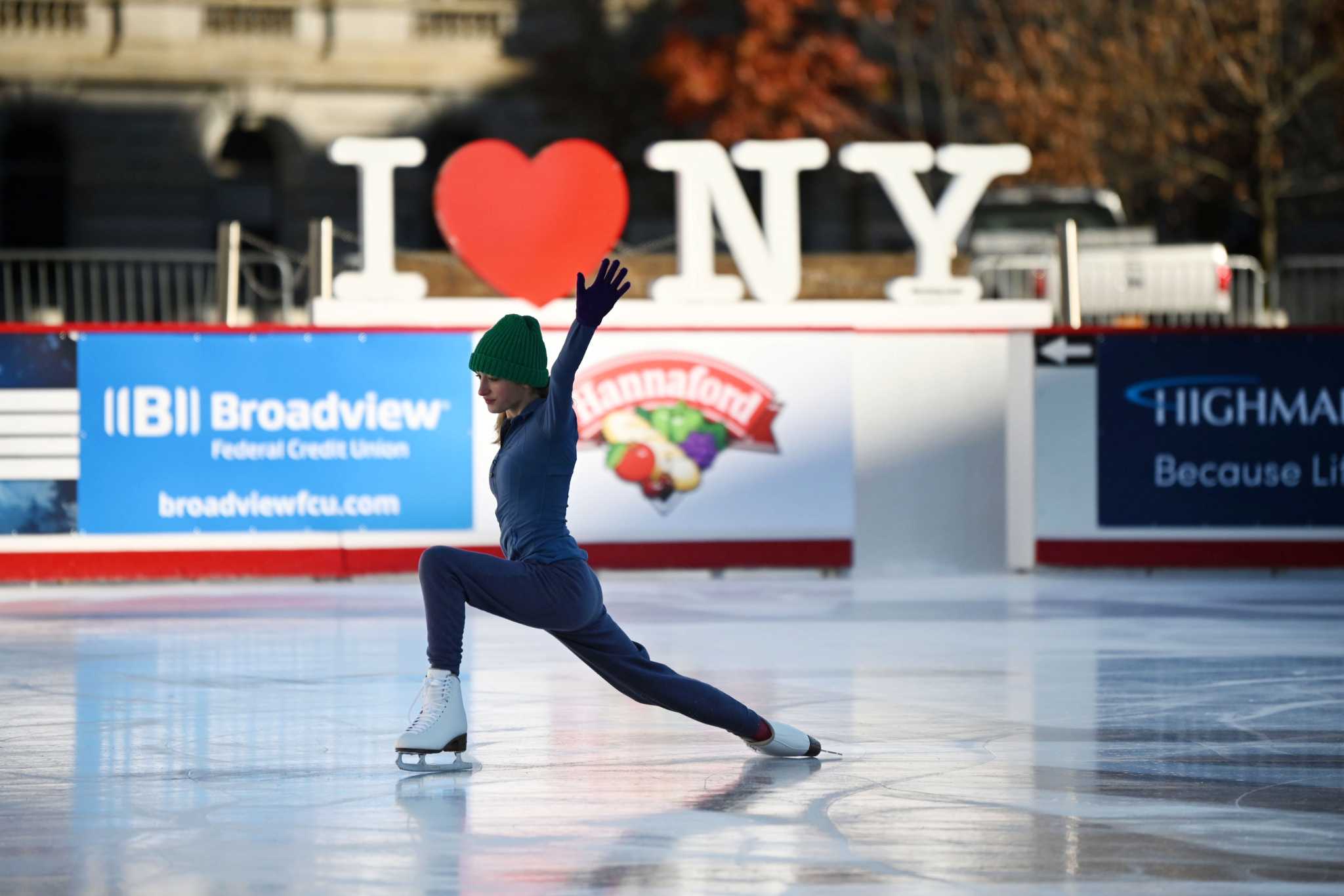 Photos: Empire State Plaza outdoor ice skating rink opens