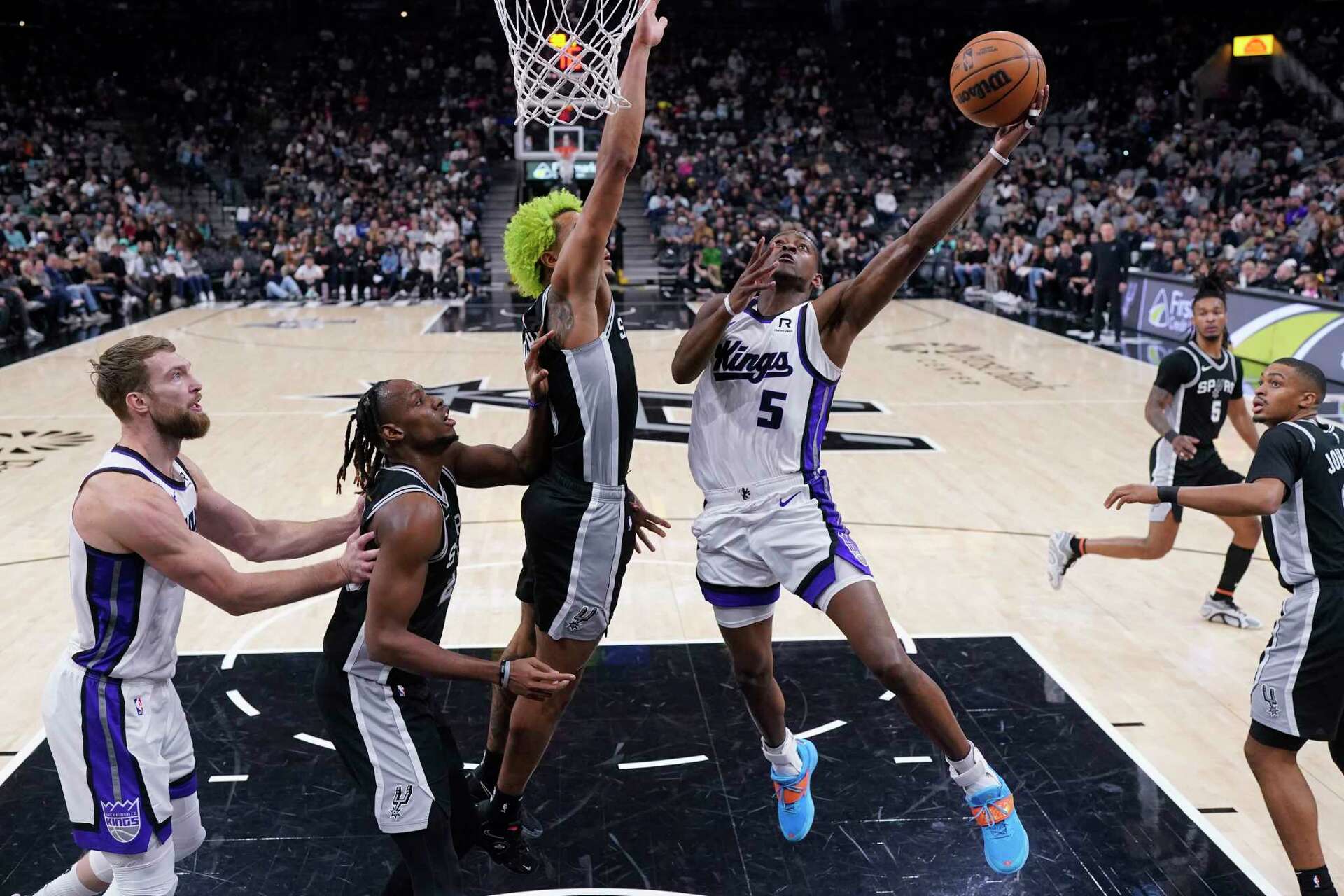 San Antonio Spurs' Jeremy Sochan coming into his own