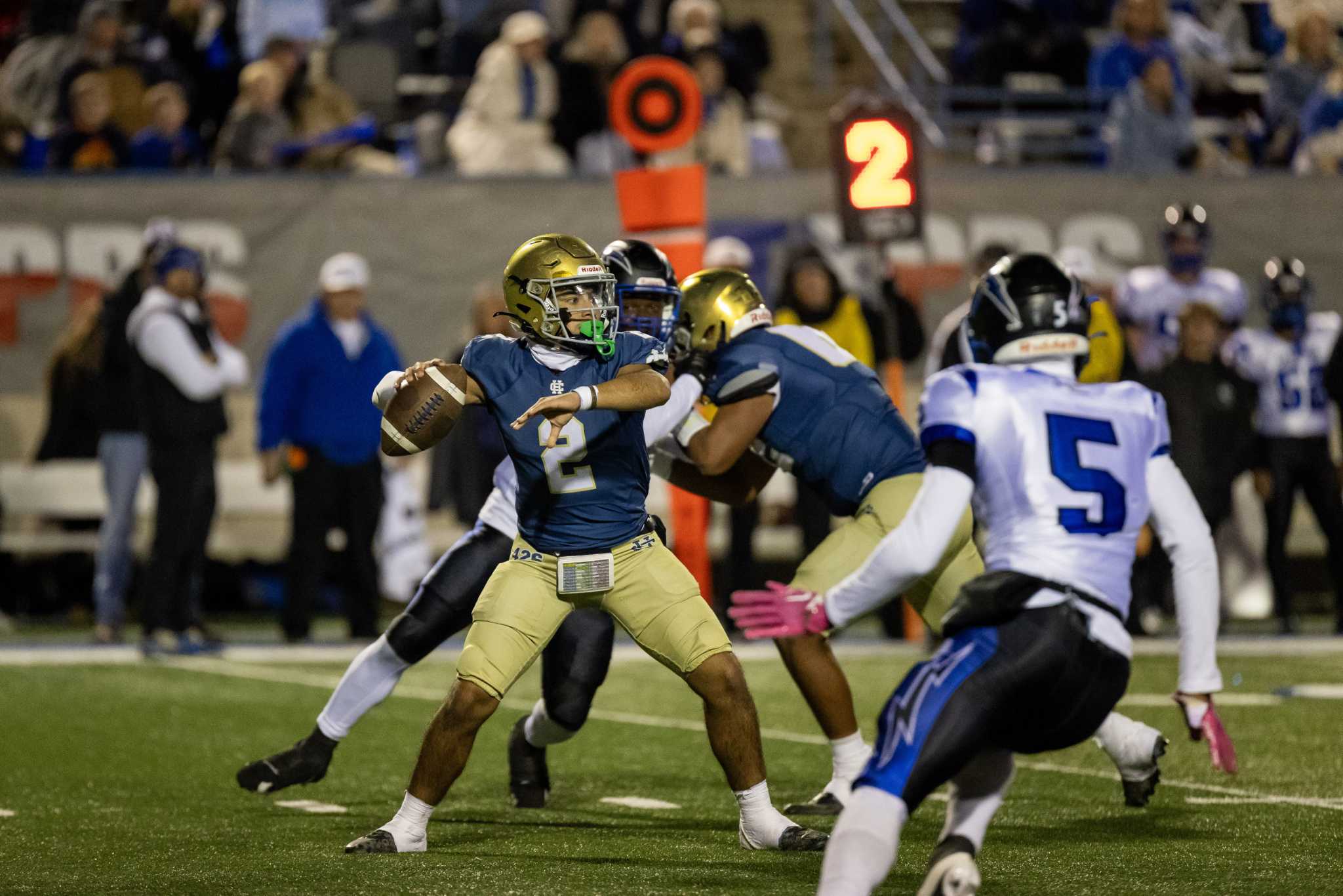 Holy Cross football falls short in TAPPS state title bid