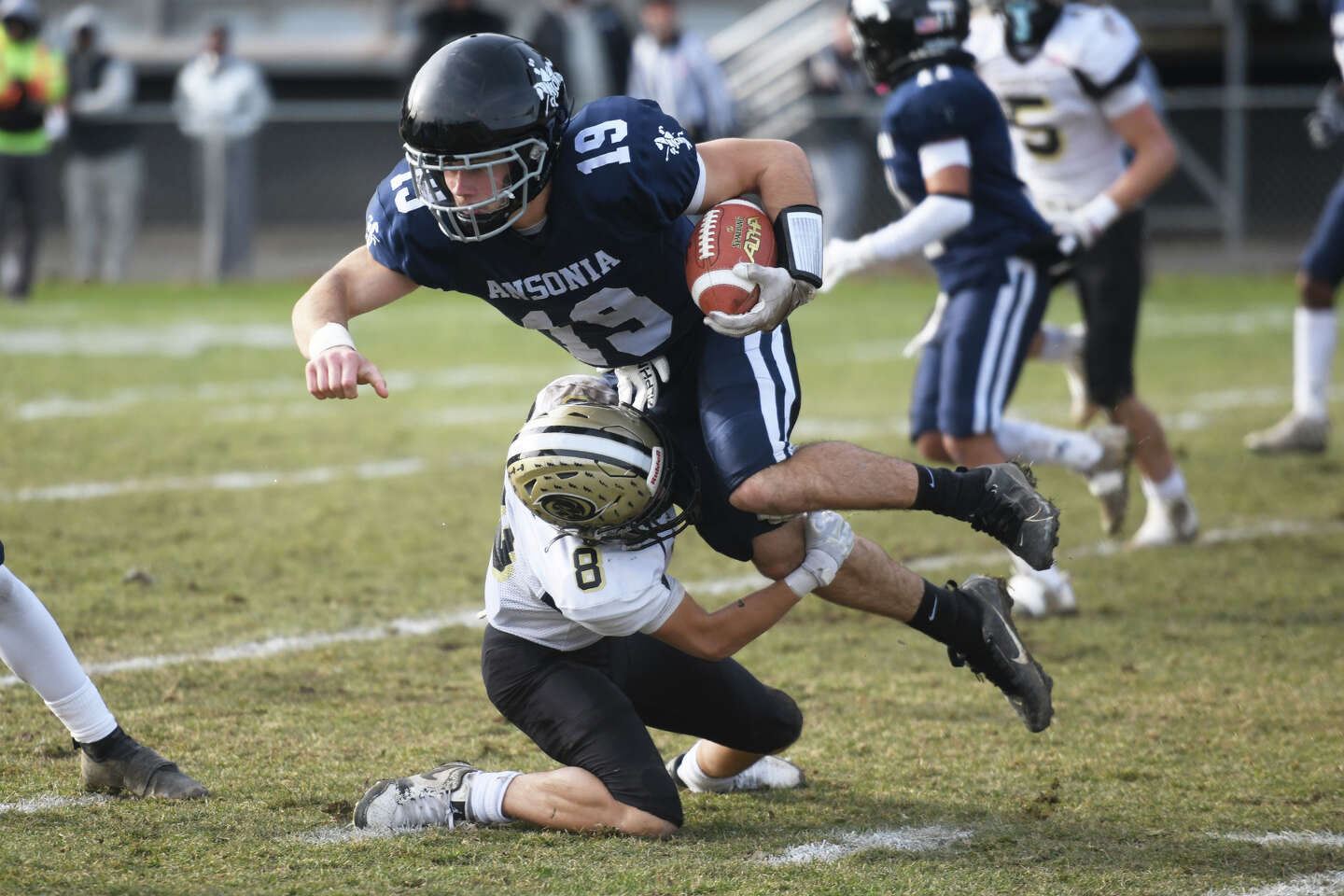 Ansonia football's game winning drive over Woodland shown on ESPN