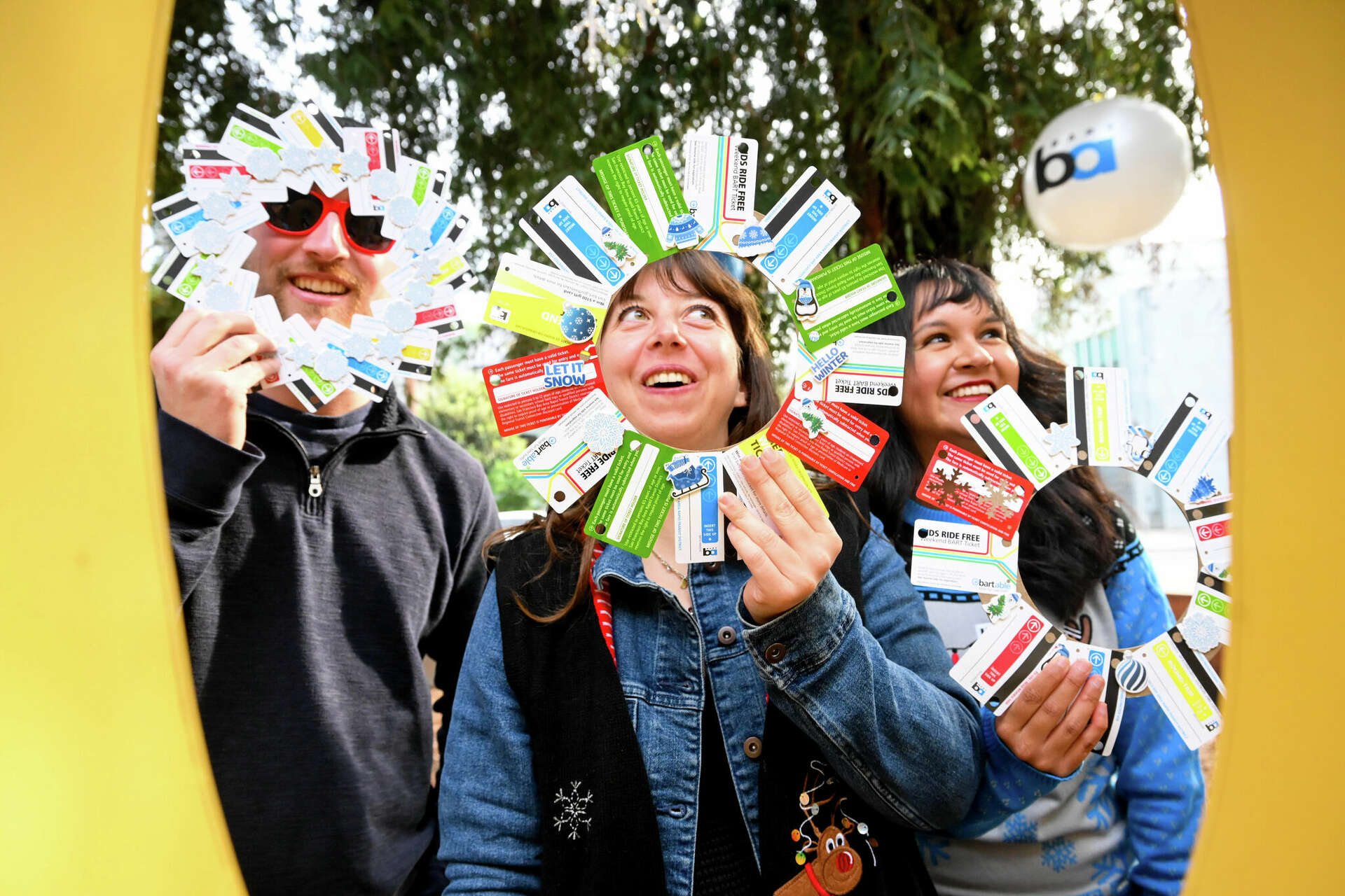 Fashion came to die at BART's annual ugly SweaterFest