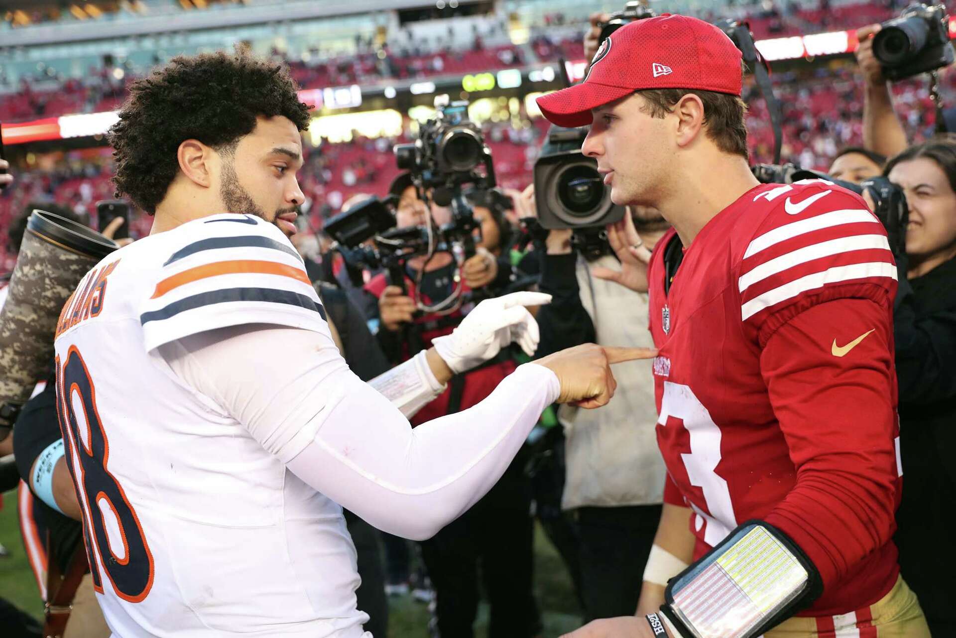 How 49ers’ Brock Purdy bounced back for historic game to beat Bears