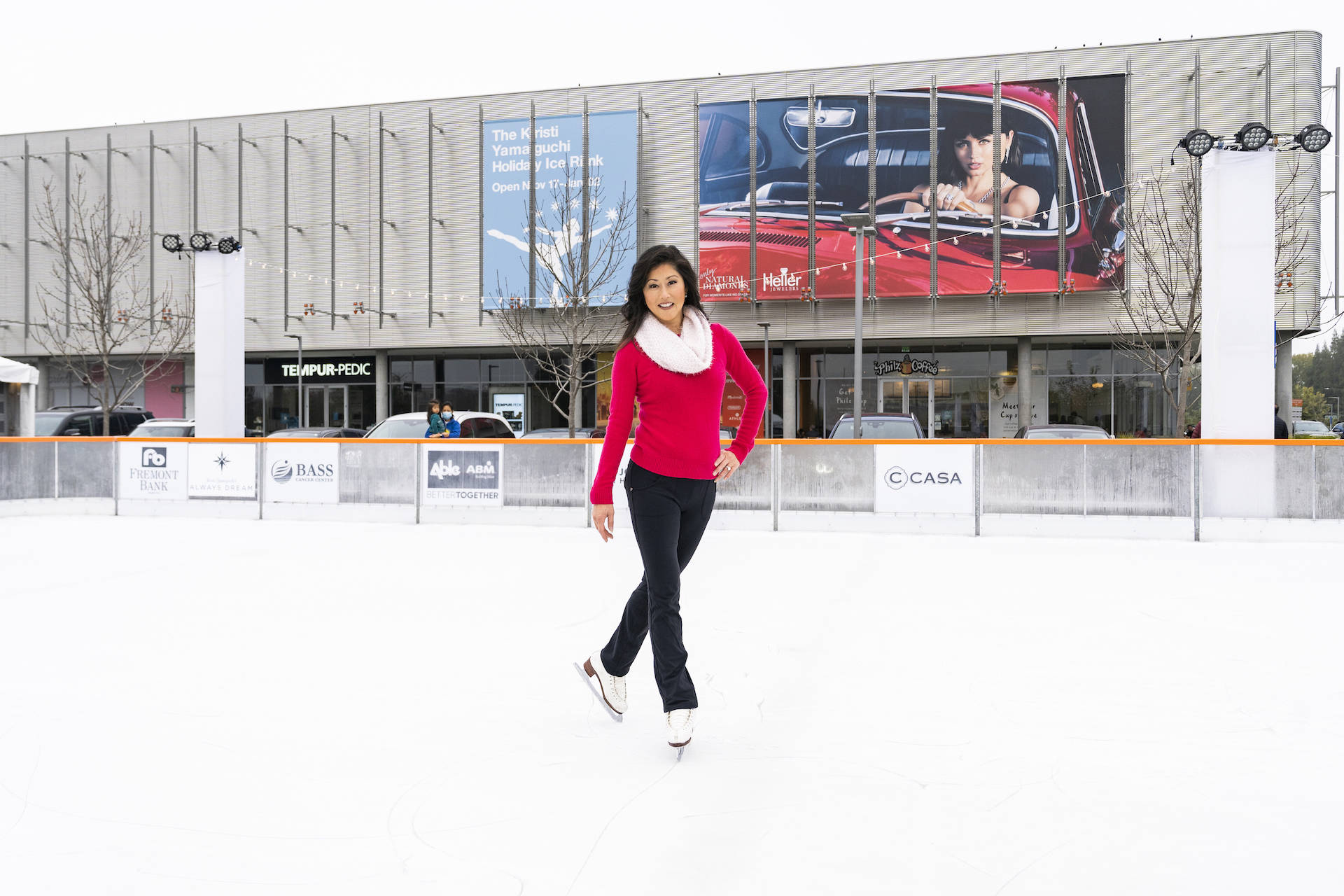 Glide, twirl on festively decorated local ice rinks