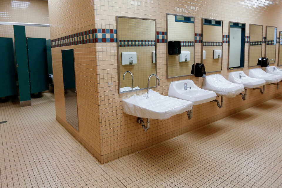 Bathroom doors removed at Texas Hill Country high school