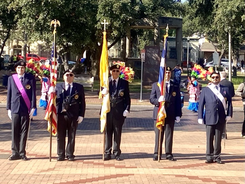 Knights of Columbus presents Silver Rose to Monterrey counterparts