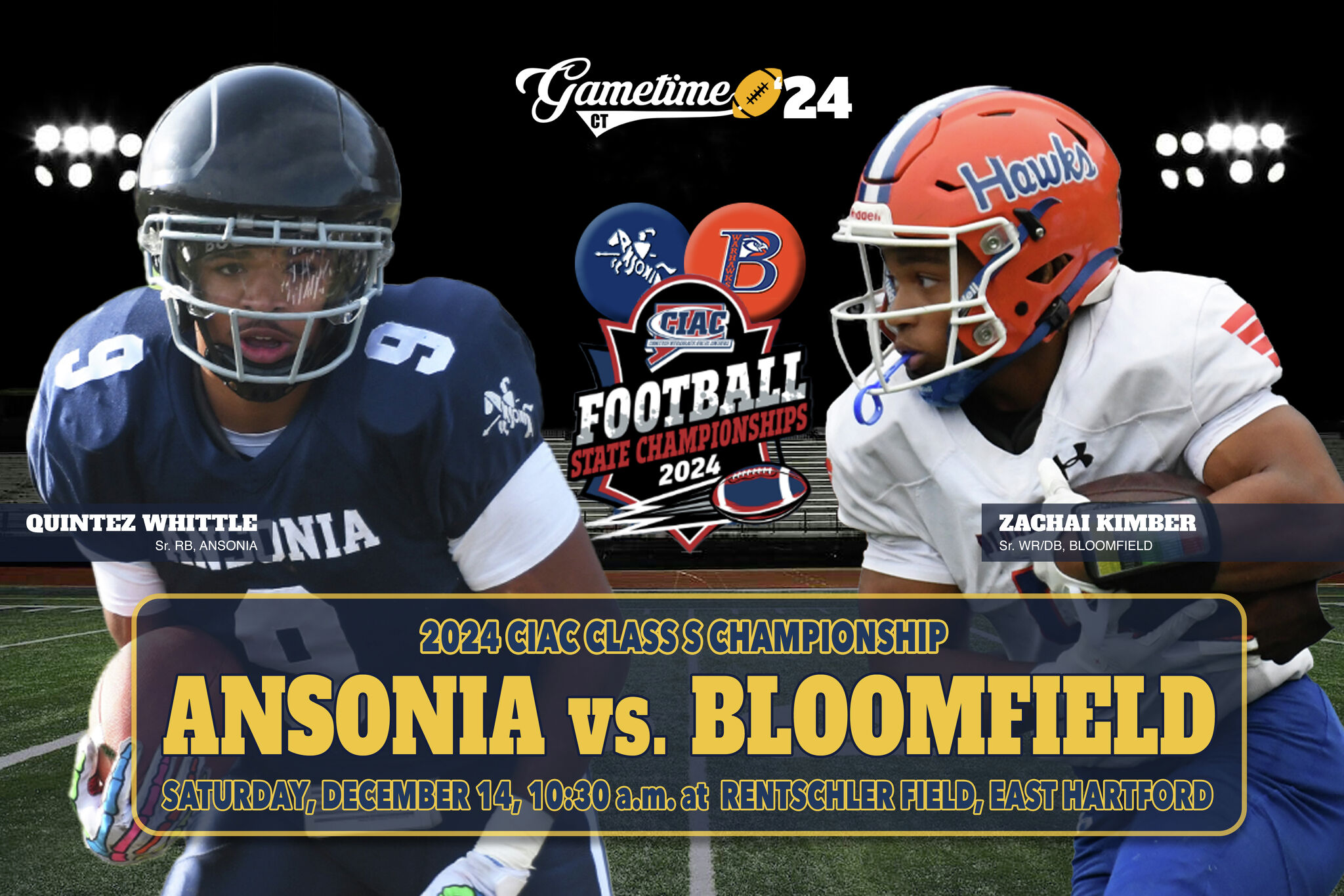 CIAC Class S high school football playoff championship preview 2024