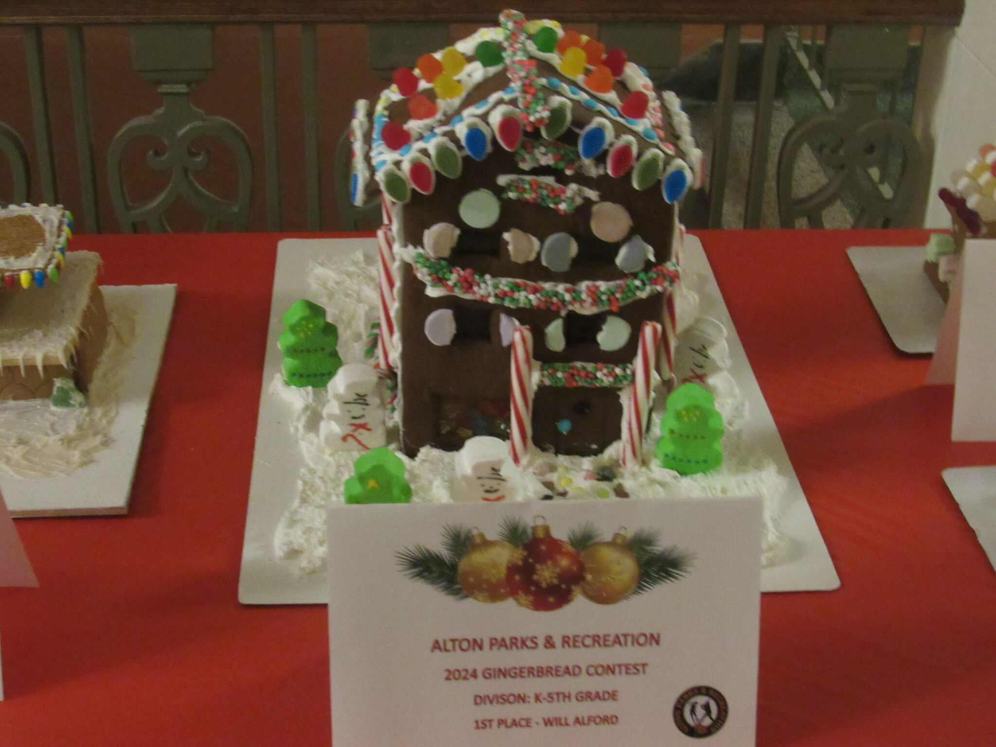 Winners announced for 4th annual gingerbread house contest