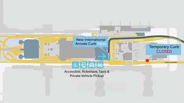 Houston's Bush Airport to open new arrivals curb this weekend