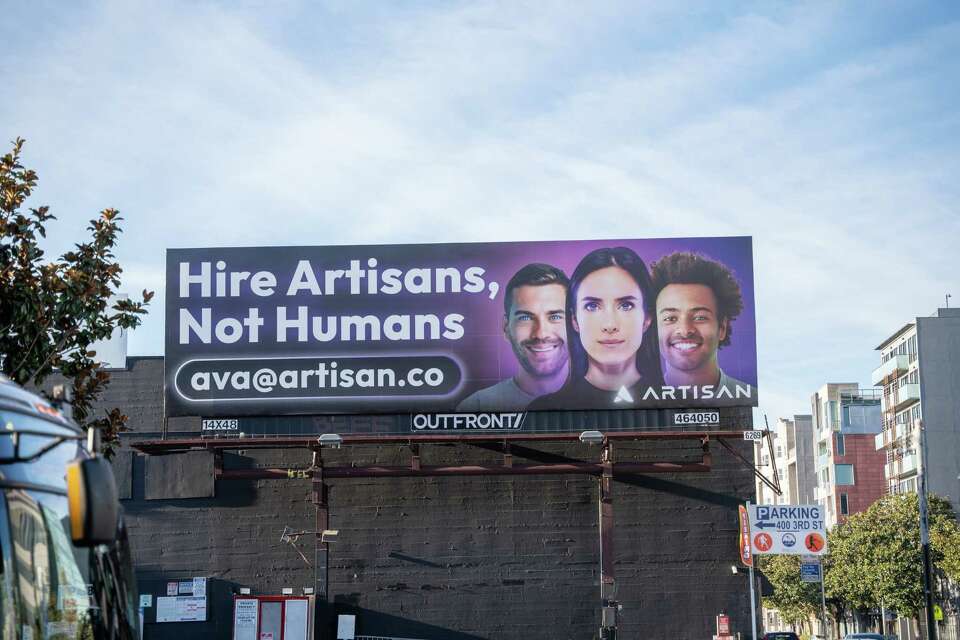 CEO behind ‘Stop Hiring Humans’ billboards in S.F. defends campaign