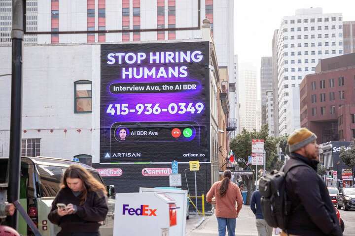 CEO behind ‘Stop Hiring Humans’ billboards in S.F. defends campaign