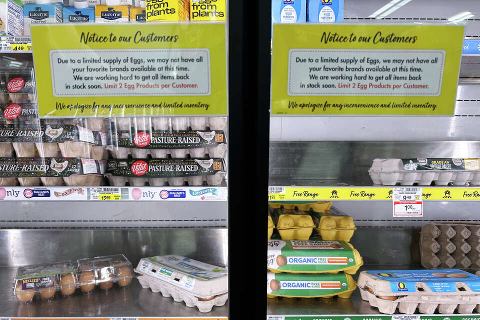 Bay Area grocery stores limit egg purchases amid shortage