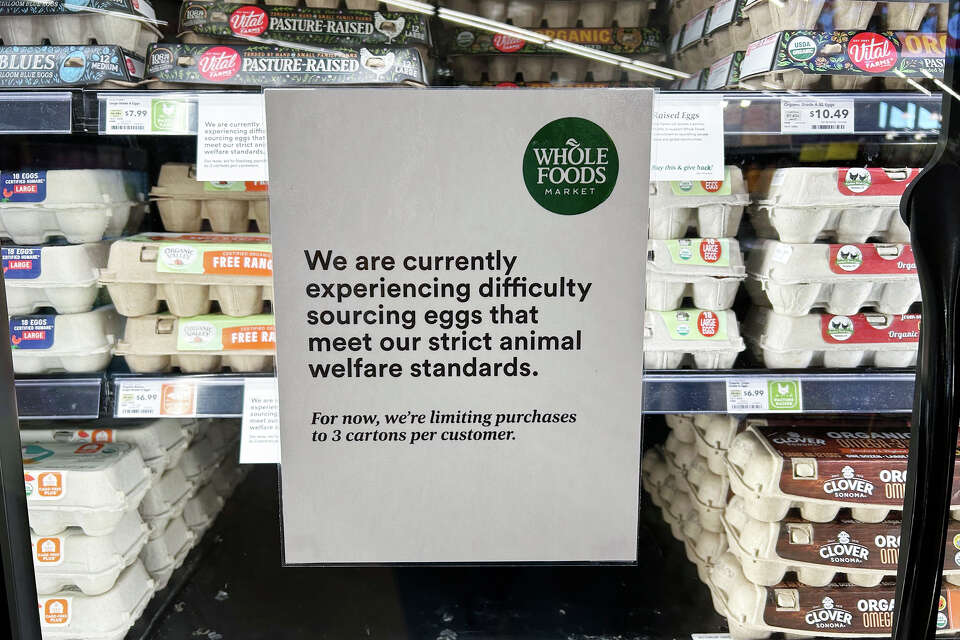 Bay Area grocery stores limit egg purchases amid shortage