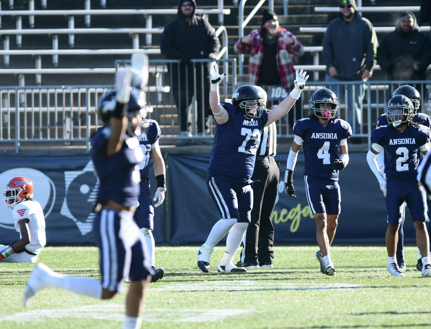 Ansonia football beats Bloomfield to claim its 22nd CIAC state title