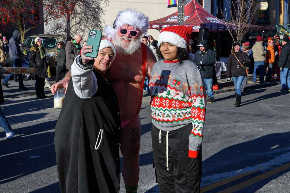 Photos: Crowd runs for charity at Albany Santa Speedo Sprint