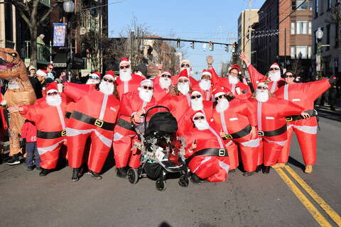 SEEN: Santa Speedo Run 2024 on Lark Street in Albany