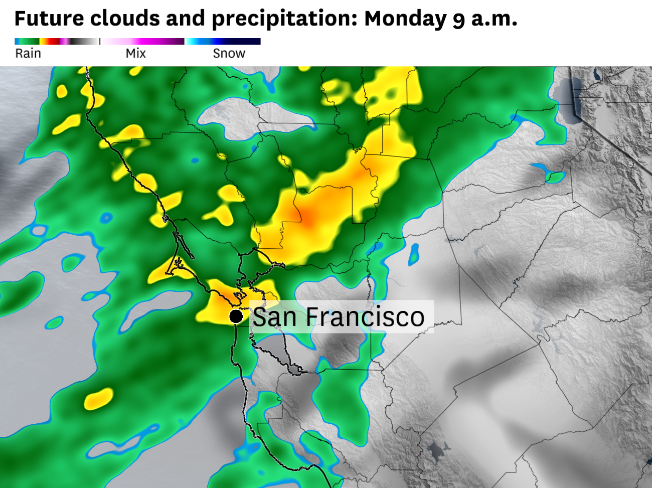Bay Area weather: Morning storm brings showers, fog to the region