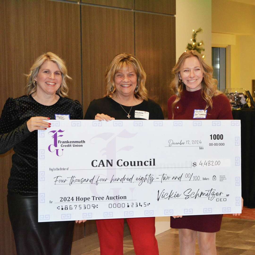 Frankenmuth Credit Union celebrates 60 years with charity donations