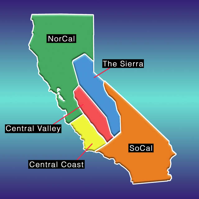 Thousands of Californians create ultimate map of the state's regions