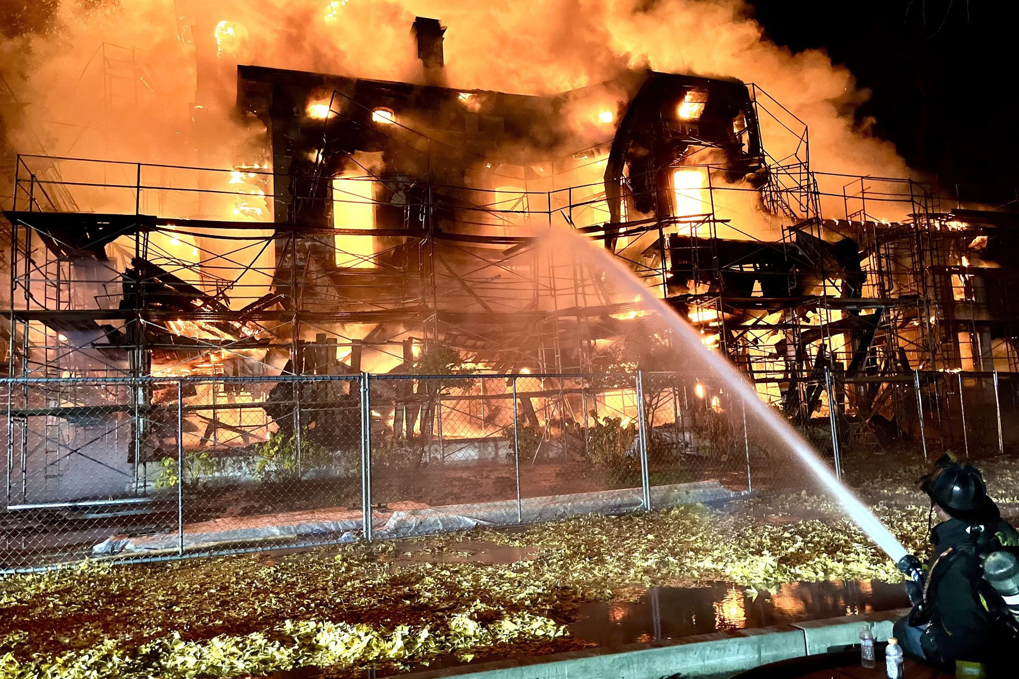 Suspect arrested, charged with arson in Bidwell Mansion fire