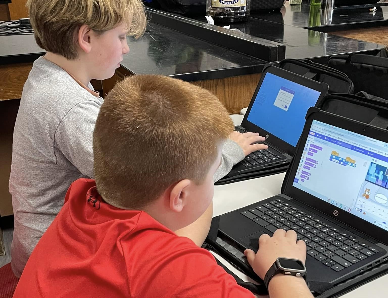 Benzie Central Students embrace coding in Hour of Code initiative