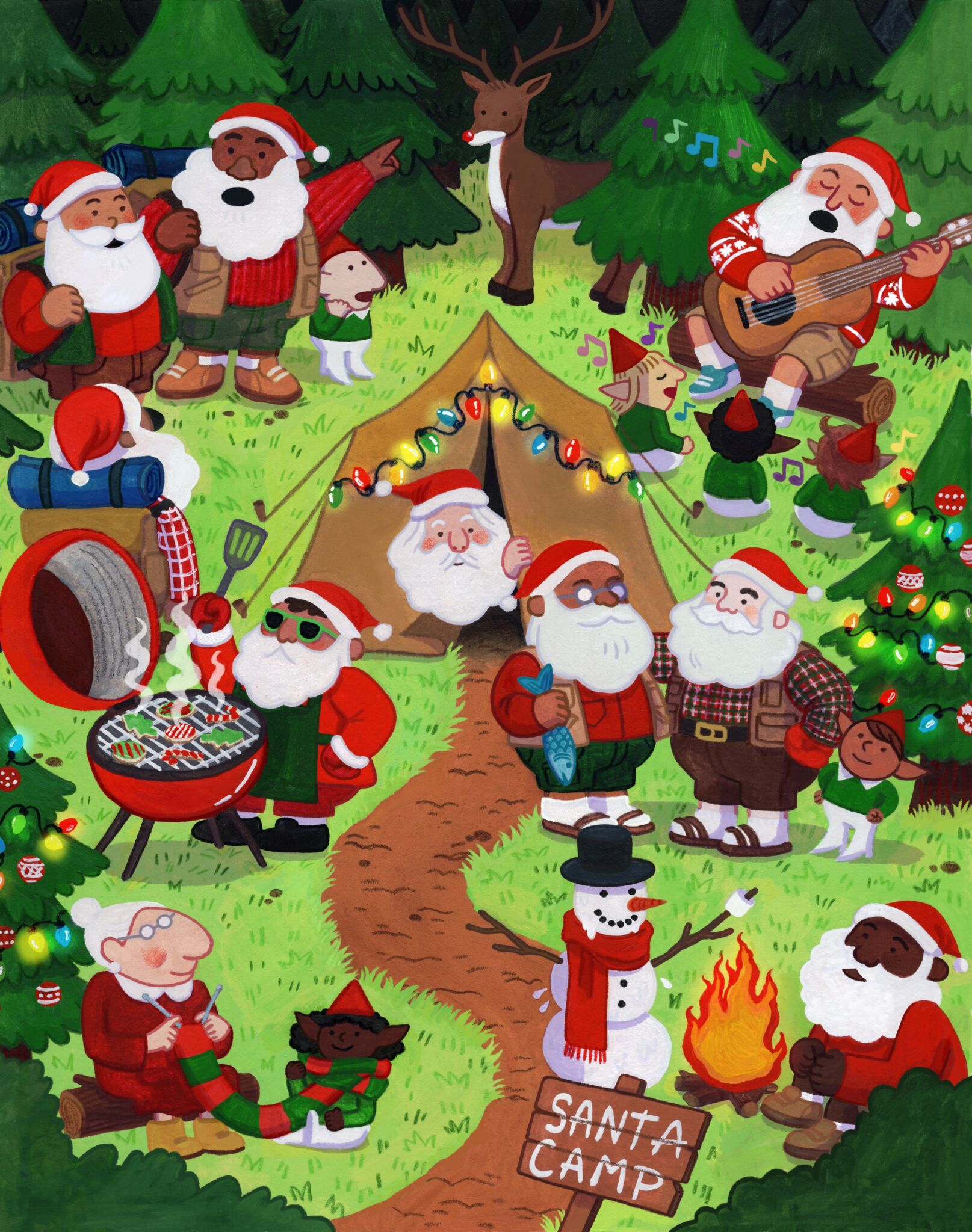 Inside Santa summer camp, where Santa Clauses train for the holiday se