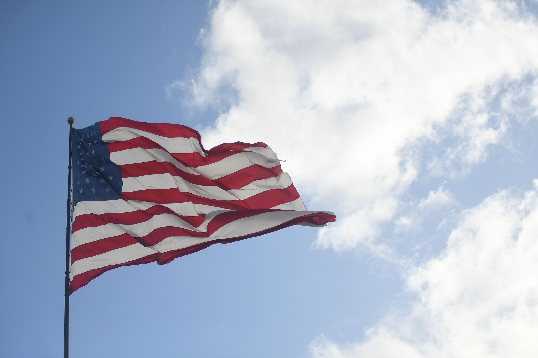 Beaumont Doggett Ford's massive flag draws attention and pride