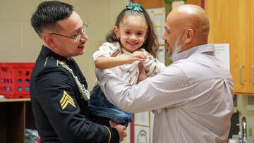 Laredo Army dad surprises daughter at school after yearlong deployment