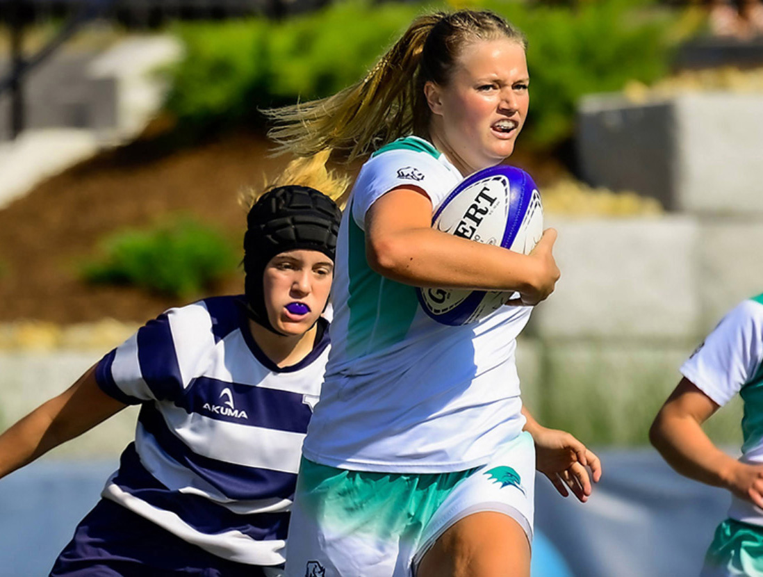 Greenwich's Tess Merrill earns MVP in college rugby championship
