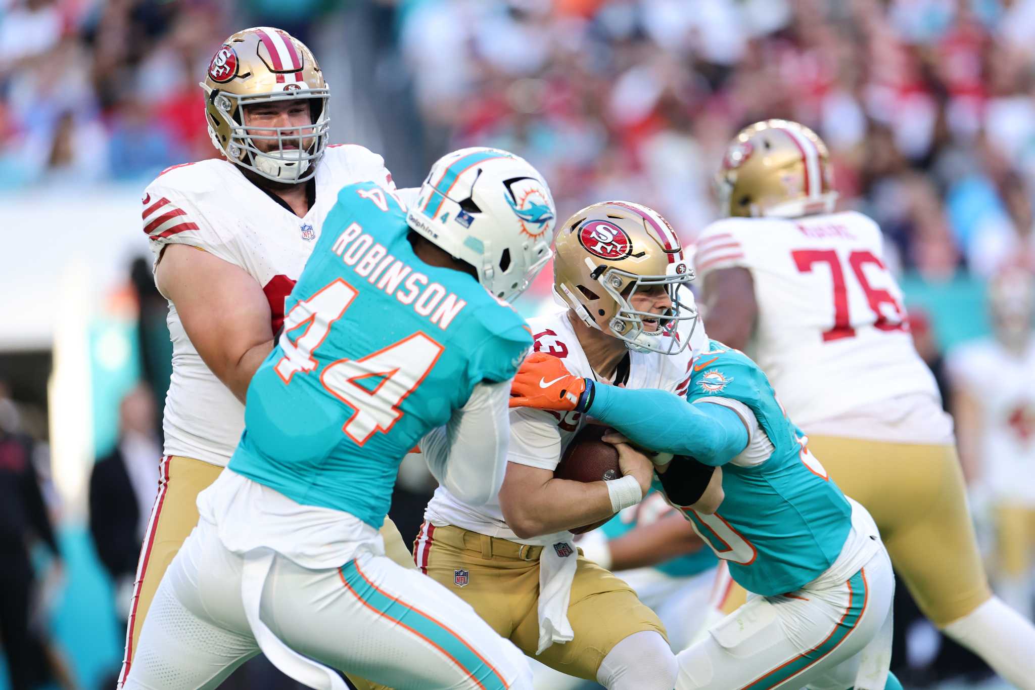 Brock Purdy INT proves pivotal as 49ers’ chances for a win slip away