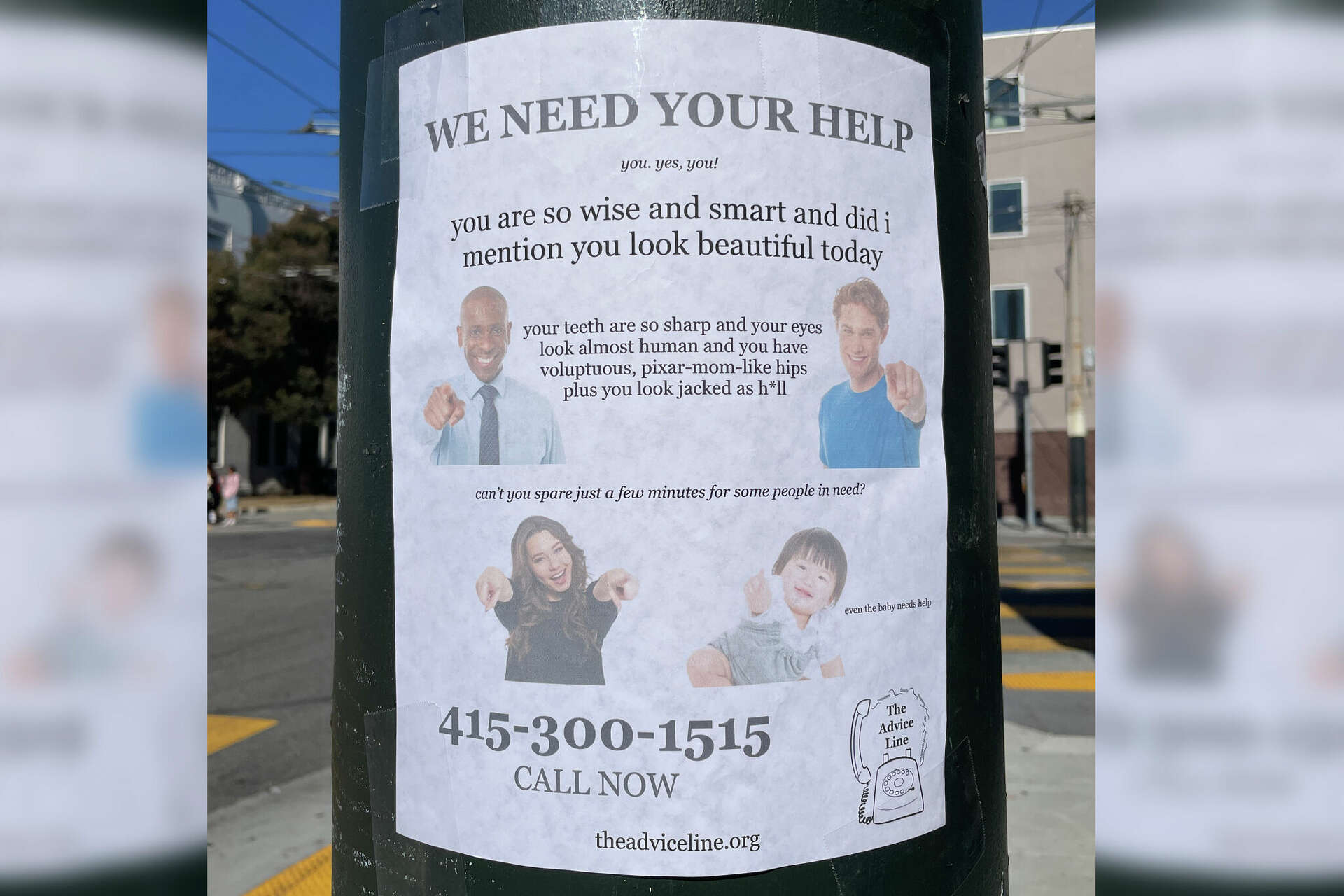Mystery behind San Francisco hotline flyers revealed