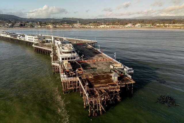 Santa Cruz Wharf's partial collapse followed years of legal battles