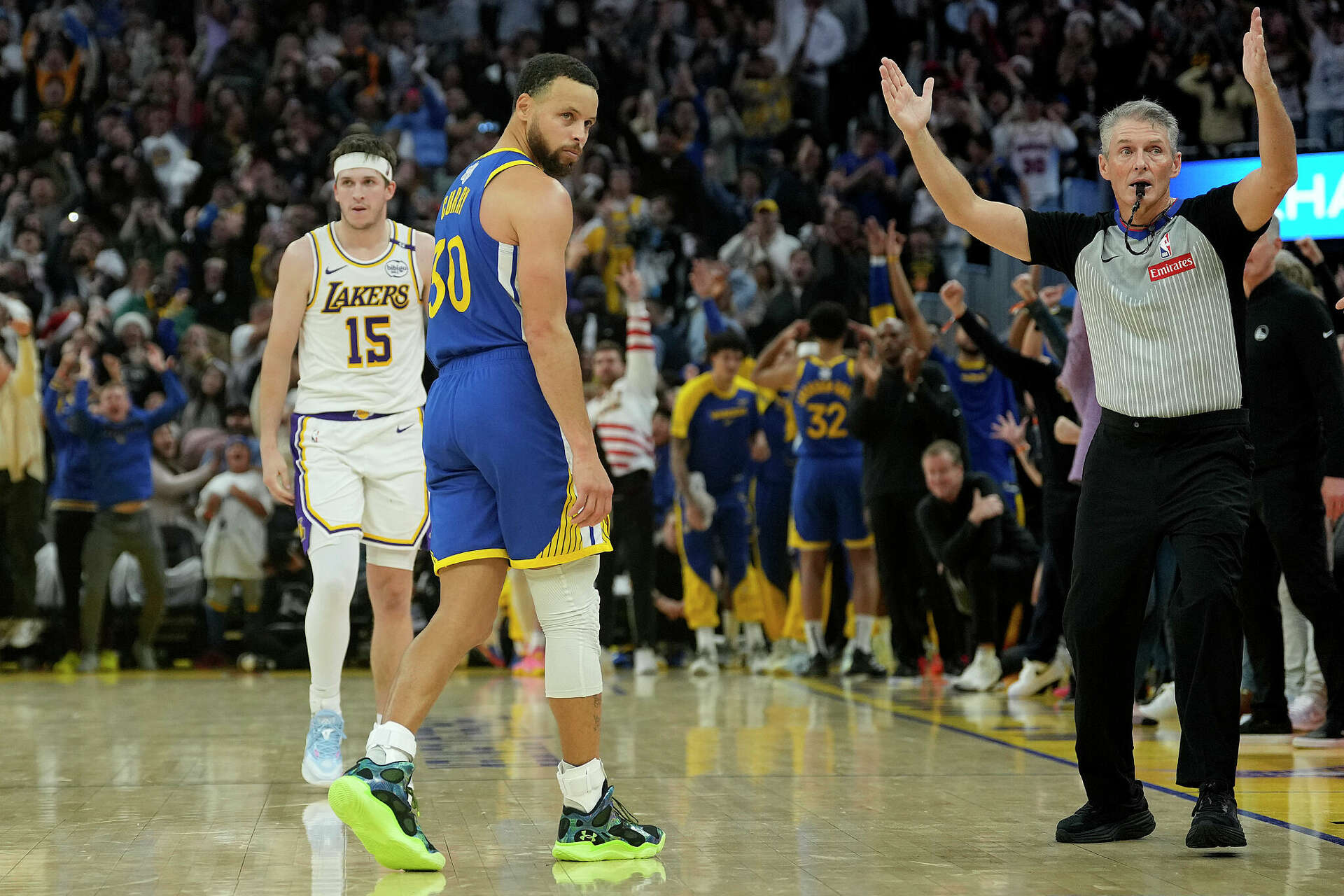 Warriors wasted Steph Curry's rare NBA moment in loss to Lakers